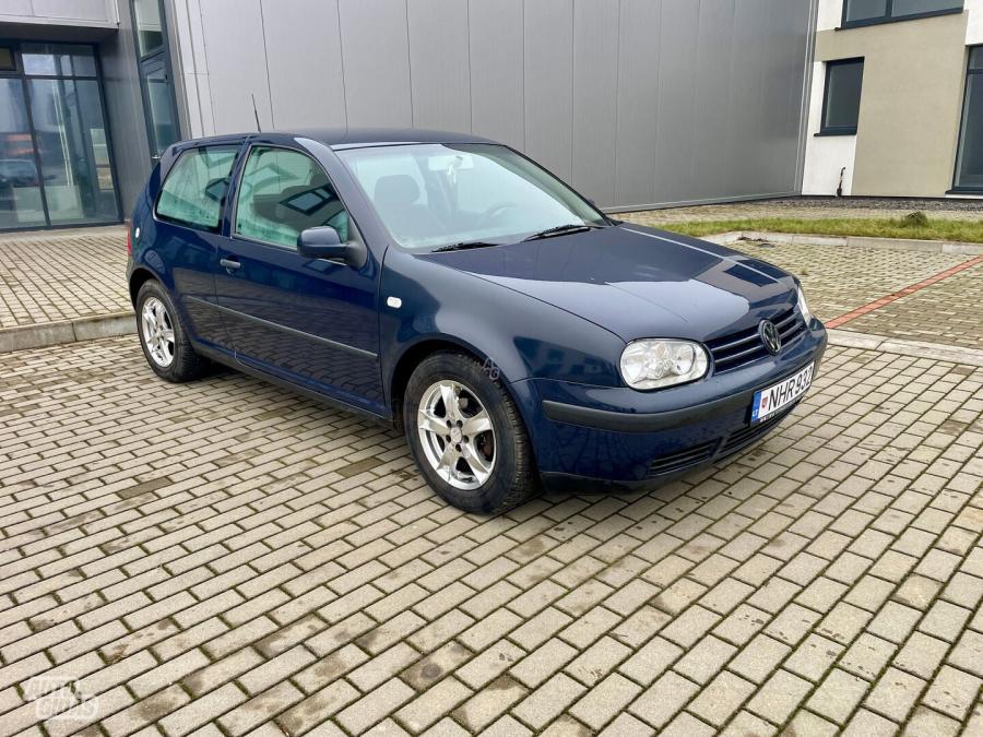 Blue Volkswagen Golf 1999 in Vilnius, with an engine capacity of 1.90 L and mileage of 343 thousand km for 1300 €, photo 1 on AUTOMOTO.COM.LV