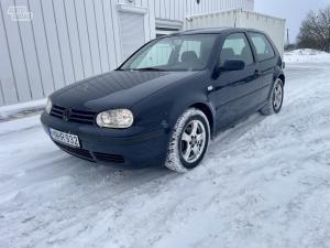 Zils Volkswagen Golf 1999 Viļņa, ar dzinēja tilpumu 1.90 L un nobraukumu 343 tūkst. km par 1300 €, foto  vietnē AUTOMOTO.COM.LV