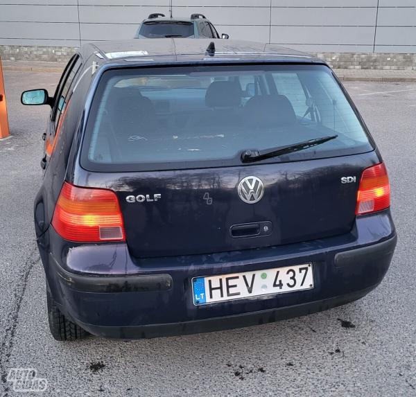 Blue Volkswagen Golf 1999 in Vilnius, with an engine capacity of 1.90 L and mileage of 367 thousand km for 500 €, photo 6 on AUTOMOTO.COM.LV