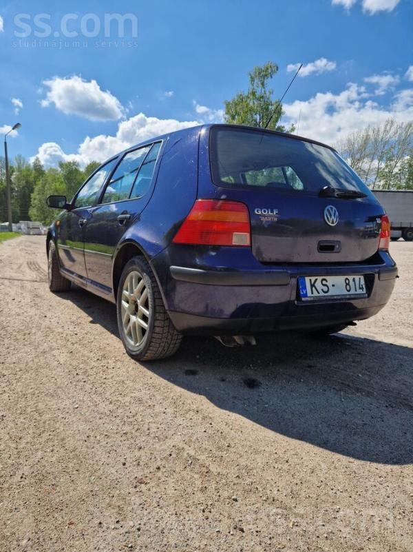 Zils Volkswagen Golf 1999 Talsi, ar dzinēja tilpumu 1.60 L un nobraukumu 309 tūkst. km par 1150 €, foto 5 vietnē AUTOMOTO.COM.LV