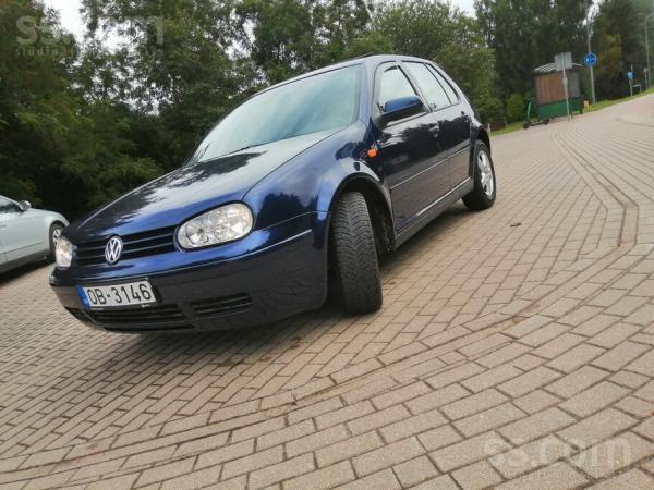 Blue Volkswagen Golf 1999 in Tukums, with an engine capacity of 1.90 L and mileage of 352 thousand km for 1600 €, photo 1 on AUTOMOTO.COM.LV