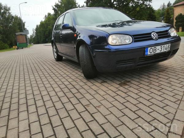 Blue Volkswagen Golf 1999 in Tukums, with an engine capacity of 1.90 L and mileage of 352 thousand km for 1600 €, photo 2 on AUTOMOTO.COM.LV