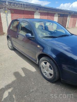 Blue Volkswagen Golf 1999 in Jelgava, with an engine capacity of 1.90 L and mileage of 257 thousand km for 2000 €, photo  on AUTOMOTO.COM.LV