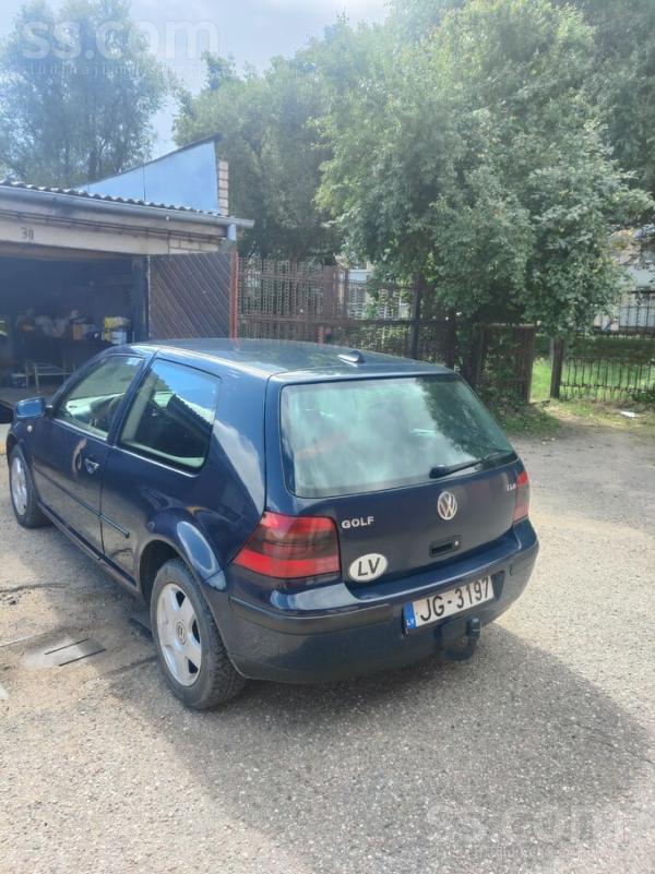 Blue Volkswagen Golf 1999 in Jelgava, with an engine capacity of 1.90 L and mileage of 257 thousand km for 2000 €, photo 7 on AUTOMOTO.COM.LV