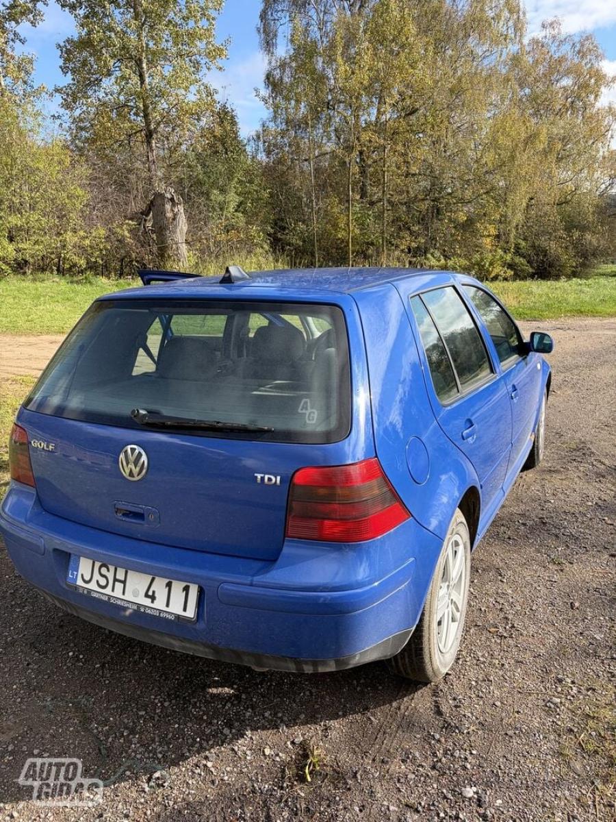 Zils Volkswagen Golf 1999 Viļņa, ar dzinēja tilpumu 1.90 L un nobraukumu 257 tūkst. km par 1100 €, foto 12 vietnē AUTOMOTO.COM.LV