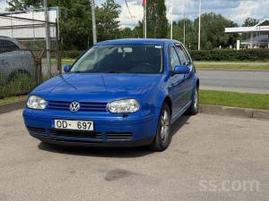 Blue Volkswagen Golf 2000 in Riga, with an engine capacity of 2.00 L and mileage of 207 thousand km for 1895 €, photo 2 on AUTOMOTO.COM.LV