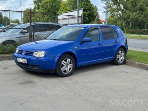 Blue Volkswagen Golf 2000 in Riga, with an engine capacity of 2.00 L and mileage of 207 thousand km for 1895 €, photo 3 on AUTOMOTO.COM.LV