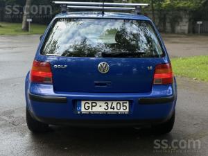 Blue Volkswagen Golf 2000 in Jelgava, with an engine capacity of 1.60 L and mileage of 295 thousand km for 1380 €, photo 13 on AUTOMOTO.COM.LV