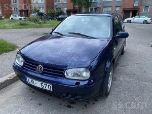 Blue Volkswagen Golf 2000 in Daugavpils, with an engine capacity of 1.90 L and mileage of 422 thousand km for 1100 €, photo  on AUTOMOTO.COM.LV