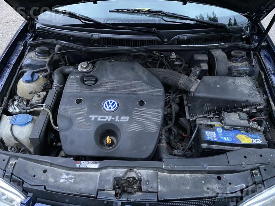 Zils Volkswagen Golf 2000 Daugavpils, ar dzinēja tilpumu 1.90 L un nobraukumu 422 tūkst. km par 1100 €, foto 8 vietnē AUTOMOTO.COM.LV