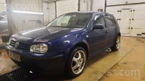 Blue Volkswagen Golf 2000 in Daugavpils, with an engine capacity of 1.90 L and mileage of 335 thousand km for 950 €, photo  on AUTOMOTO.COM.LV