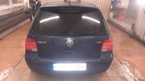 Blue Volkswagen Golf 2000 in Daugavpils, with an engine capacity of 1.90 L and mileage of 335 thousand km for 950 €, photo 14 on AUTOMOTO.COM.LV
