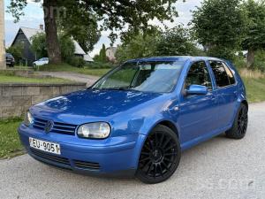 Blue Volkswagen Golf 2000 in Valmiera, with an engine capacity of 1.90 L and mileage of 284 thousand km for 1700 €, photo  on AUTOMOTO.COM.LV