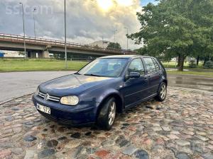 Blue Volkswagen Golf 2000 in Riga, with an engine capacity of 1.90 L and mileage of 330 thousand km for 1100 €, photo  on AUTOMOTO.COM.LV