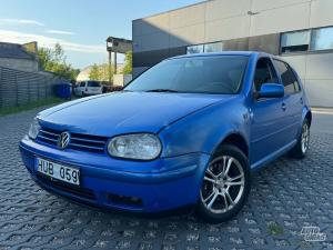 Blue Volkswagen Golf 2000 in Panevezys, with an engine capacity of 1.90 L and mileage of 254 thousand km for 600 €, photo 6 on AUTOMOTO.COM.LV