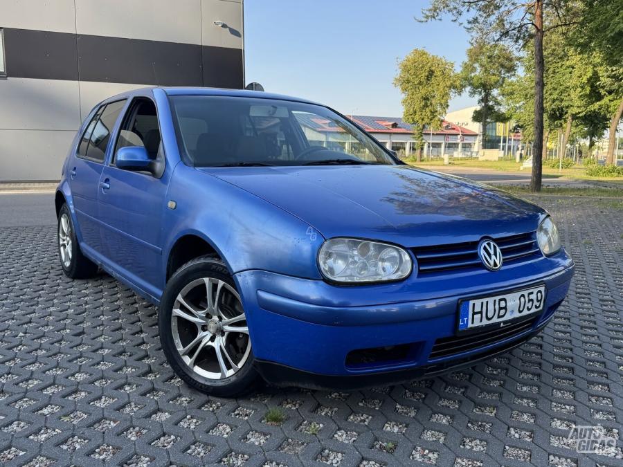 Blue Volkswagen Golf 2000 in Panevezys, with an engine capacity of 1.90 L and mileage of 254 thousand km for 650 €, photo 6 on AUTOMOTO.COM.LV