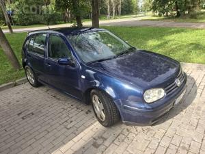 Blue Volkswagen Golf 2000 in Riga, with an engine capacity of 1.60 L and mileage of 330 thousand km for 500 €, photo 4 on AUTOMOTO.COM.LV