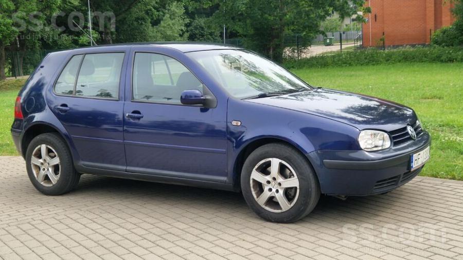 Zils Volkswagen Golf 2001 Rīga, ar dzinēja tilpumu 1.90 L un nobraukumu 0 tūkst. km par 980 €, foto 3 vietnē AUTOMOTO.COM.LV