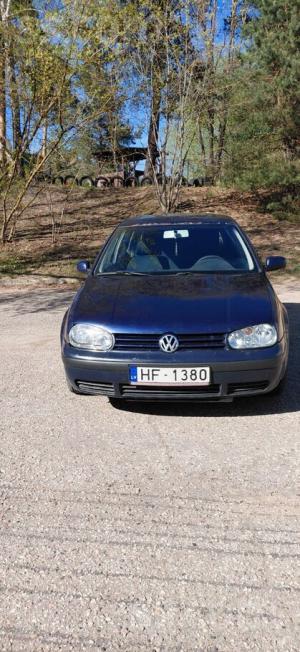 Blue Volkswagen Golf 2001 in Riga, with an engine capacity of 1.90 L and mileage of 377 thousand km for 1400 €, photo  on AUTOMOTO.COM.LV