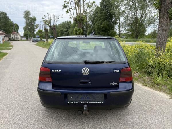 Blue Volkswagen Golf 2001 in Ogre, with an engine capacity of 1.90 L and mileage of 244 thousand km for 2799 €, photo 5 on AUTOMOTO.COM.LV