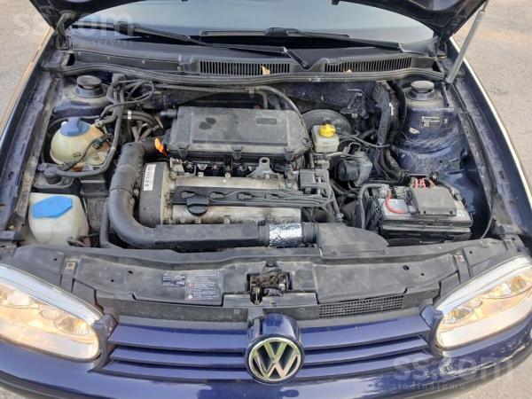 Blue Volkswagen Golf 2001 in Ogre, with an engine capacity of 1.40 L and mileage of 156 thousand km for 1300 €, photo 2 on AUTOMOTO.COM.LV