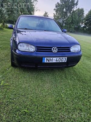 Blue Volkswagen Golf 2002 in Valmiera, with an engine capacity of 1.90 L and mileage of 412 thousand km for 1490 €, photo  on AUTOMOTO.COM.LV