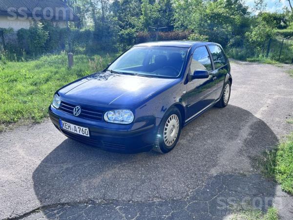 Blue Volkswagen Golf 2002 in Daugavpils, with an engine capacity of 1.90 L and mileage of 285 thousand km for 1549 €, photo 1 on AUTOMOTO.COM.LV