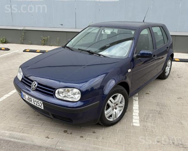 Blue Volkswagen Golf 2002 in Riga, with an engine capacity of 1.90 L and mileage of 282 thousand km for 2450 €, photo 1 on AUTOMOTO.COM.LV