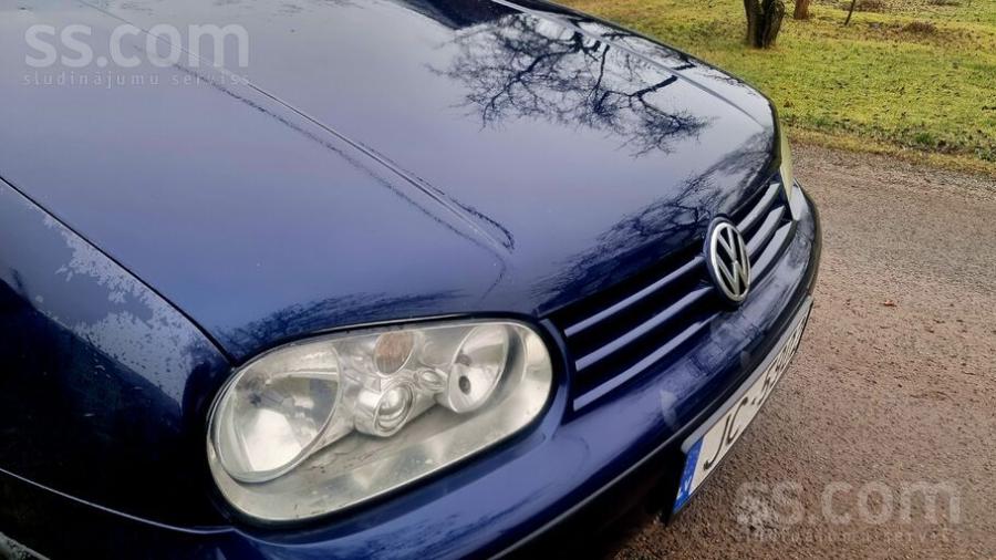 Blue Volkswagen Golf 2002 in Cesis, with an engine capacity of 1.90 L and mileage of 341 thousand km for 1550 €, photo 14 on AUTOMOTO.COM.LV