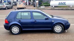 Blue Volkswagen Golf 2002 in Cesis, with an engine capacity of 1.90 L and mileage of 341 thousand km for 1550 €, photo 23 on AUTOMOTO.COM.LV