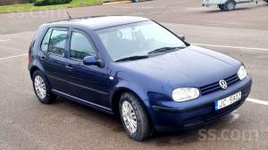 Blue Volkswagen Golf 2002 in Cesis, with an engine capacity of 1.90 L and mileage of 341 thousand km for 1550 €, photo 24 on AUTOMOTO.COM.LV