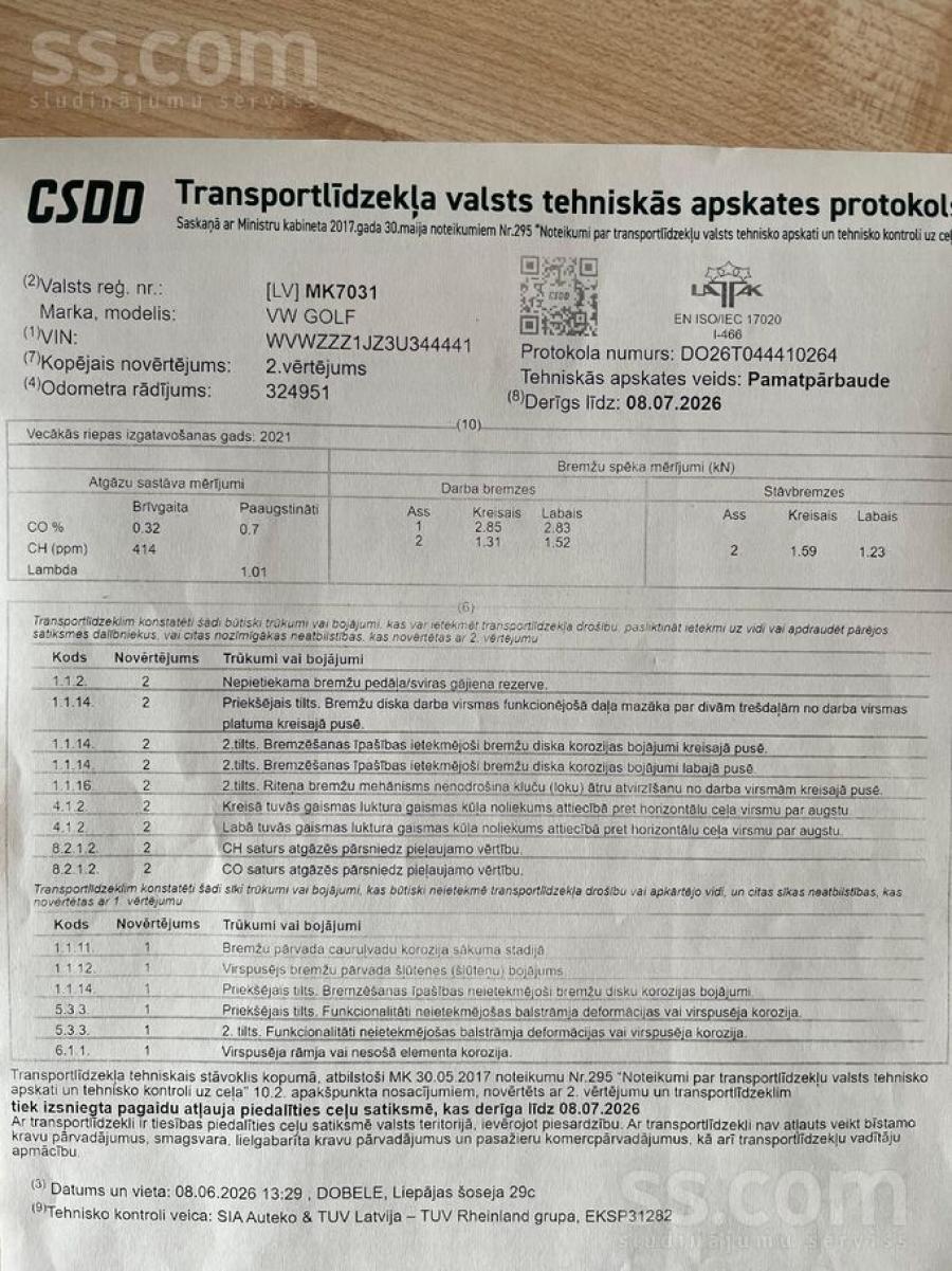 Zils Volkswagen Golf 2003 Dobele, ar dzinēja tilpumu 1.60 L un nobraukumu 325 tūkst. km par 360 €, foto 21 vietnē AUTOMOTO.COM.LV