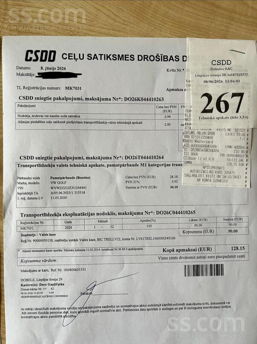Zils Volkswagen Golf 2003 Dobele, ar dzinēja tilpumu 1.60 L un nobraukumu 325 tūkst. km par 360 €, foto 22 vietnē AUTOMOTO.COM.LV