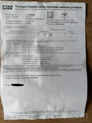 Синий Фольксваген Гольф 2003 в Рига, объемом двигателя 1.90 л и пробегом 308 тыс. км за 550 €, фото 10 на AUTOMOTO.COM.LV