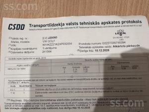 Синий Фольксваген Гольф 2004 в Рига, объемом двигателя 1.60 л и пробегом 242 тыс. км за 2000 €, фото 11 на AUTOMOTO.COM.LV