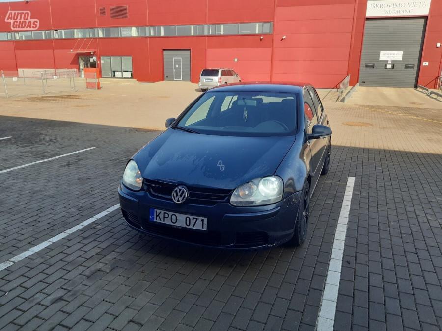 Blue Volkswagen Golf 2005 in Kaunas, with an engine capacity of 2.00 L and mileage of 300 thousand km for 690 €, photo 4 on AUTOMOTO.COM.LV