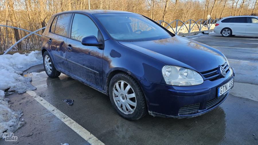 Blue Volkswagen Golf 2005 in Klaipeda, with an engine capacity of 2.00 L and mileage of 308 thousand km for 900 €, photo 1 on AUTOMOTO.COM.LV