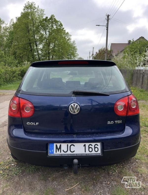 Blue Volkswagen Golf 2005 in Vilnius, with an engine capacity of 2.00 L and mileage of 280 thousand km for 1450 €, photo 3 on AUTOMOTO.COM.LV
