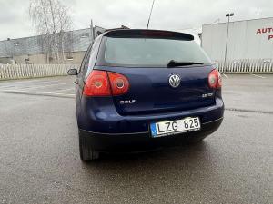 Blue Volkswagen Golf 2006 in Kaunas, with an engine capacity of 2.00 L and mileage of 302 thousand km for 2450 €, photo 12 on AUTOMOTO.COM.LV