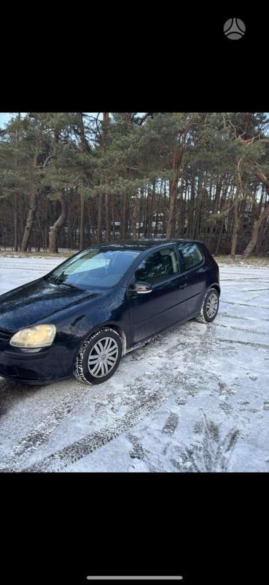 Zils Volkswagen Golf 2006 Kauņa, ar dzinēja tilpumu 1.90 L un nobraukumu 337 tūkst. km par 1200 €, foto 3 vietnē AUTOMOTO.COM.LV