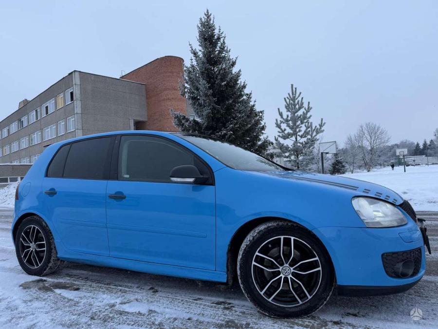 Blue Volkswagen Golf 2006 in Kaunas, with an engine capacity of 1.97 L and mileage of 246 thousand km for 2850 €, photo 12 on AUTOMOTO.COM.LV