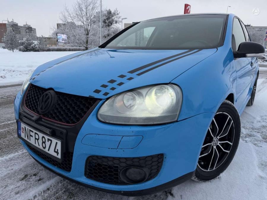 Blue Volkswagen Golf 2006 in Kaunas, with an engine capacity of 1.97 L and mileage of 246 thousand km for 2850 €, photo 25 on AUTOMOTO.COM.LV