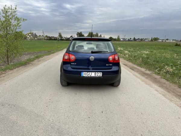 Zils Volkswagen Golf 2006 Viļņa, ar dzinēja tilpumu 2.00 L un nobraukumu 254 tūkst. km par 900 €, foto 5 vietnē AUTOMOTO.COM.LV