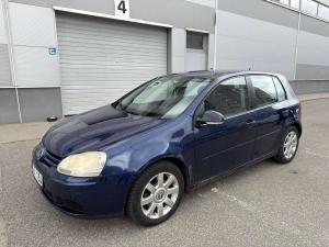 Blue Volkswagen Golf 2006 in Vilnius, with an engine capacity of 1.90 L and mileage of 348 thousand km for 800 €, photo 9 on AUTOMOTO.COM.LV