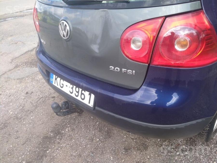 Zils Volkswagen Golf 2006 Liepāja, ar dzinēja tilpumu 1.90 L un nobraukumu 0 tūkst. km par 1600 €, foto 10 vietnē AUTOMOTO.COM.LV
