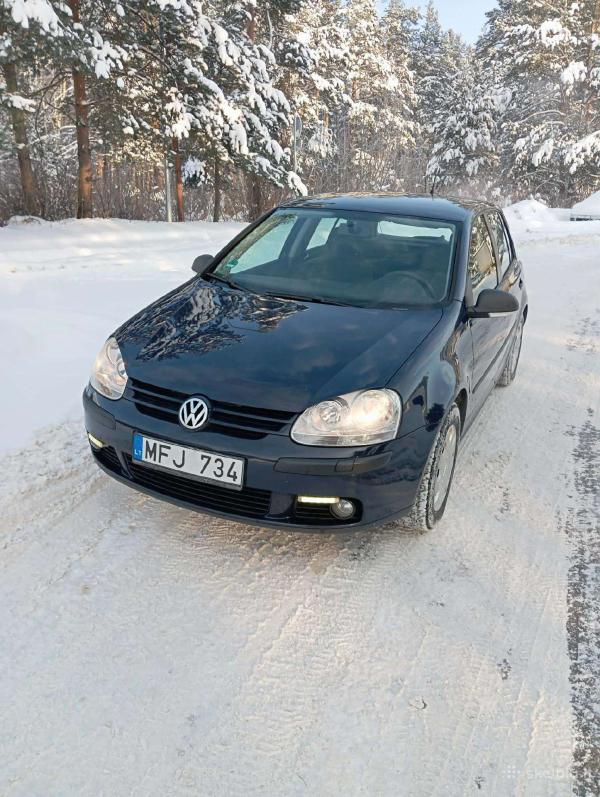 Zils Volkswagen Golf 2007 Varėna, ar dzinēja tilpumu 1.60 L un nobraukumu 211 tūkst. km par 2400 €, foto 1 vietnē AUTOMOTO.COM.LV