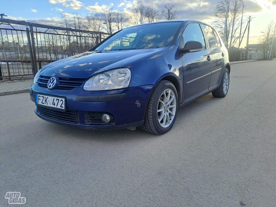 Blue Volkswagen Golf 2007 in Telschi, with an engine capacity of 1.90 L and mileage of 282 thousand km for 1300 €, photo 3 on AUTOMOTO.COM.LV