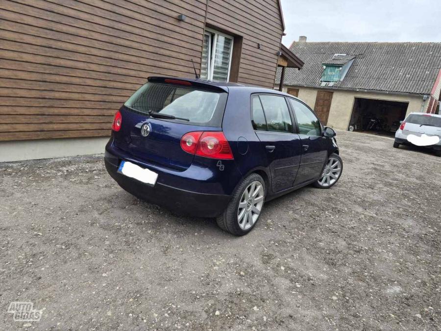 Blue Volkswagen Golf 2007 in Vilkaviskis, with an engine capacity of 1.90 L and mileage of 446 thousand km for 1450 €, photo 4 on AUTOMOTO.COM.LV