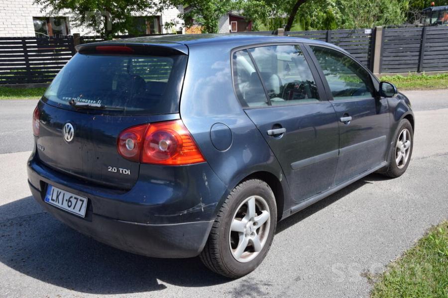 Zils Volkswagen Golf 2007 Rīga, ar dzinēja tilpumu 2.00 L un nobraukumu 210 tūkst. km par 2000 €, foto 4 vietnē AUTOMOTO.COM.LV