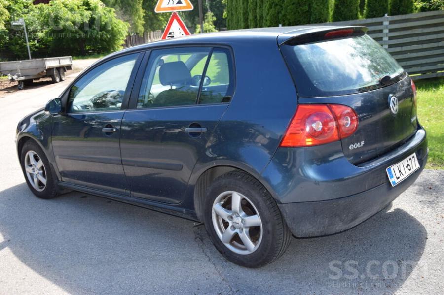Zils Volkswagen Golf 2007 Rīga, ar dzinēja tilpumu 2.00 L un nobraukumu 210 tūkst. km par 2000 €, foto 5 vietnē AUTOMOTO.COM.LV